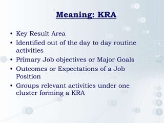 KRA Presentation Appraisal system for HR.ppt