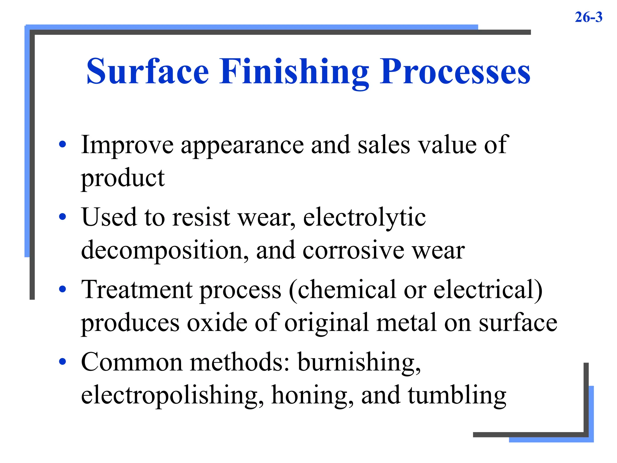 surface finishing operations and operating methods.ppt