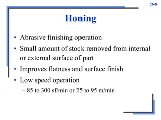 surface finishing operations and operating methods.ppt