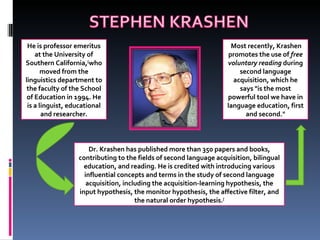 Krashen modified [autoguardado] | PPT