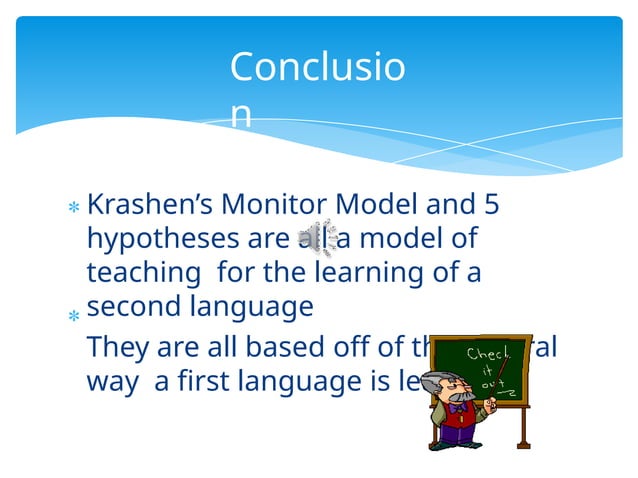 Stephen krashen's monitor model theories.pptx