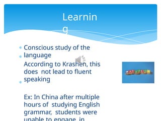 Stephen krashen's monitor model theories.pptx