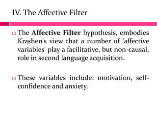 Krashen’s theory | PPTX