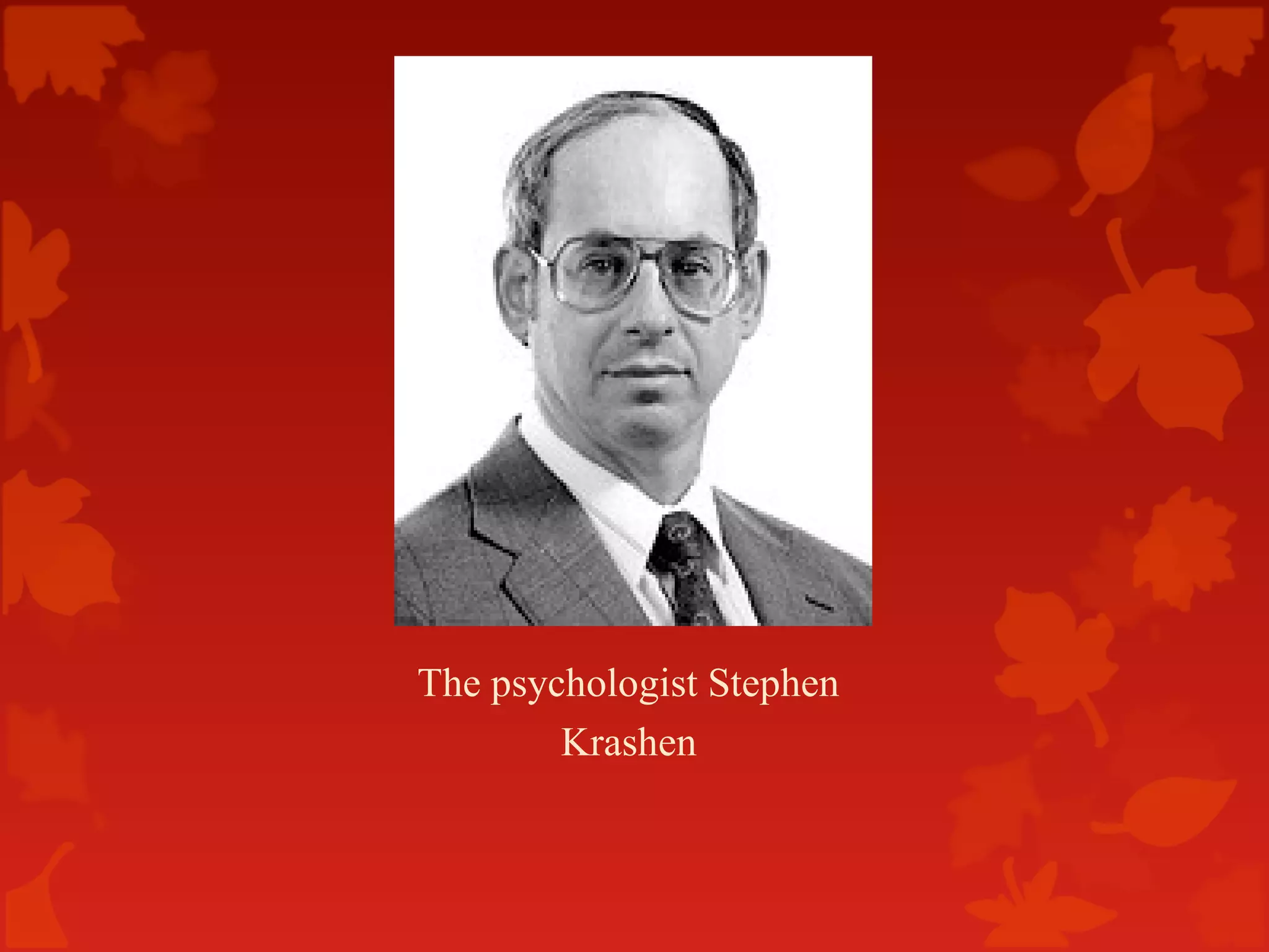 Krashen’s theory | PPT