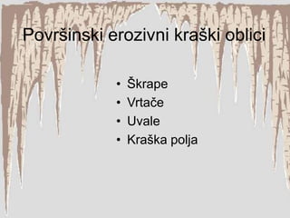 Kraska erozija | PPTX