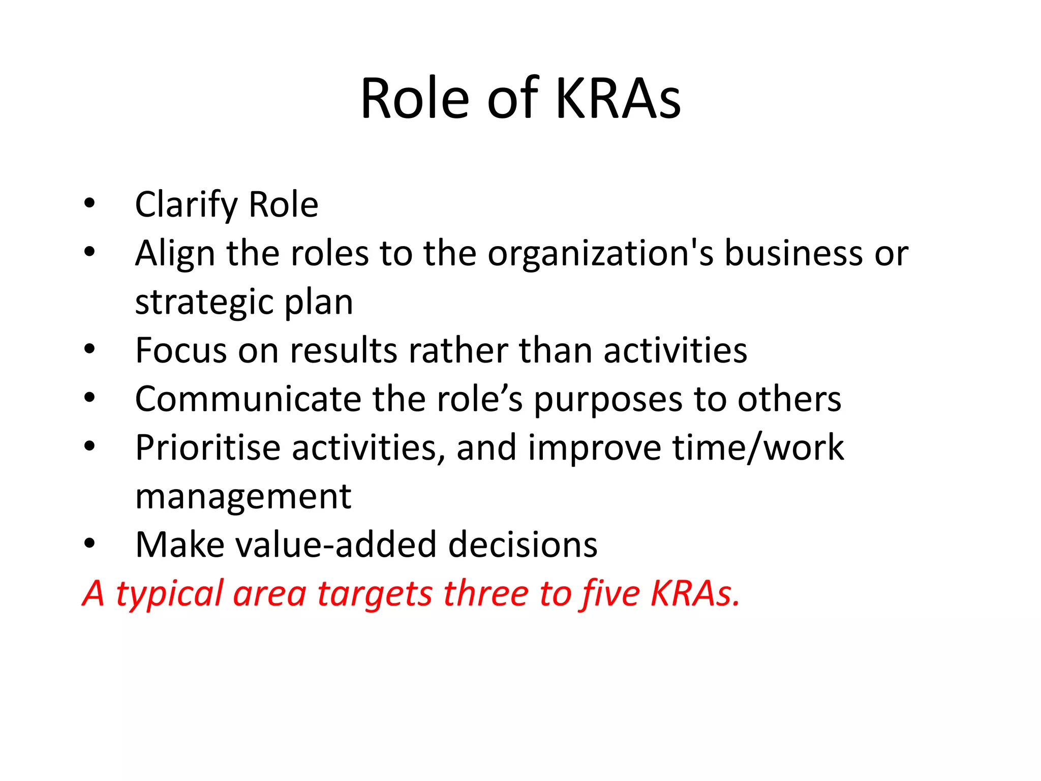 Key Result Areas and KPIs (Key Performance Indicators) | PPTX