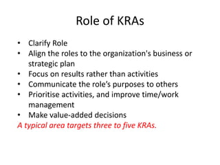 Key Result Areas and KPIs (Key Performance Indicators) | PPTX