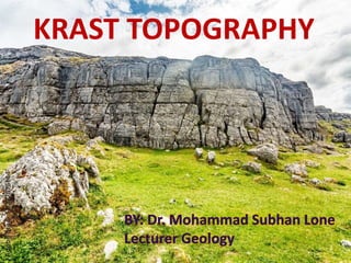 Krast Topography Features | PPT
