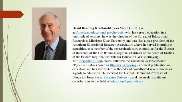 David Krathwohl - Alchetron, The Free Social Encyclopedia