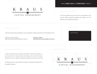Kraus logos, branding & usage guide | PPT