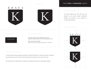 Kraus logos, branding & usage guide | PPT