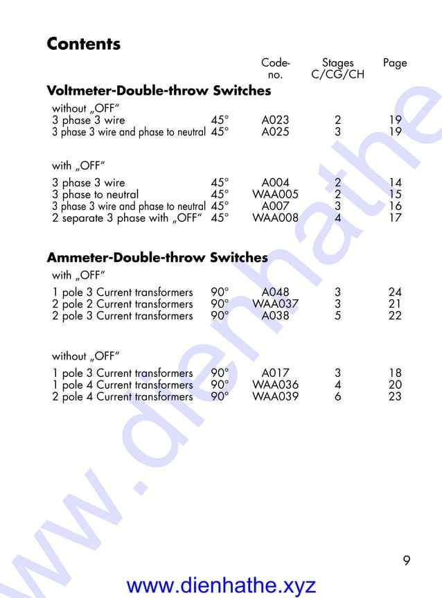Kraus & naimer switch wiring diagrams pocketbook 2016 | PDF