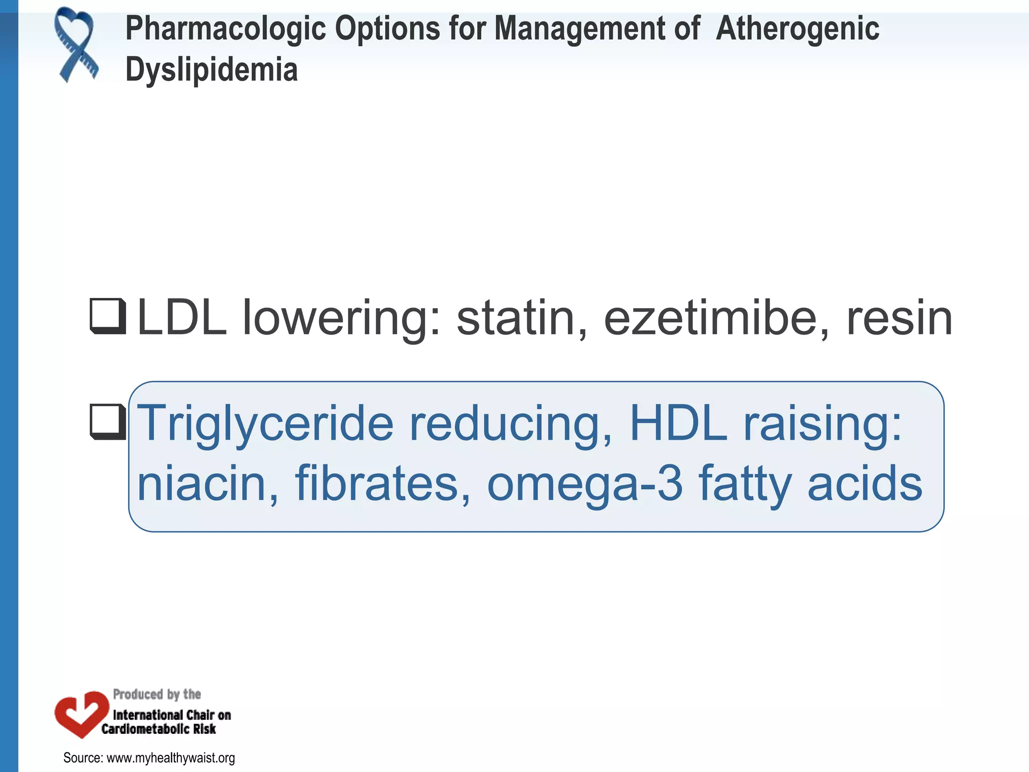 Update on Management of Atherogenic Dyslipidemia of Insulin Resistance ...