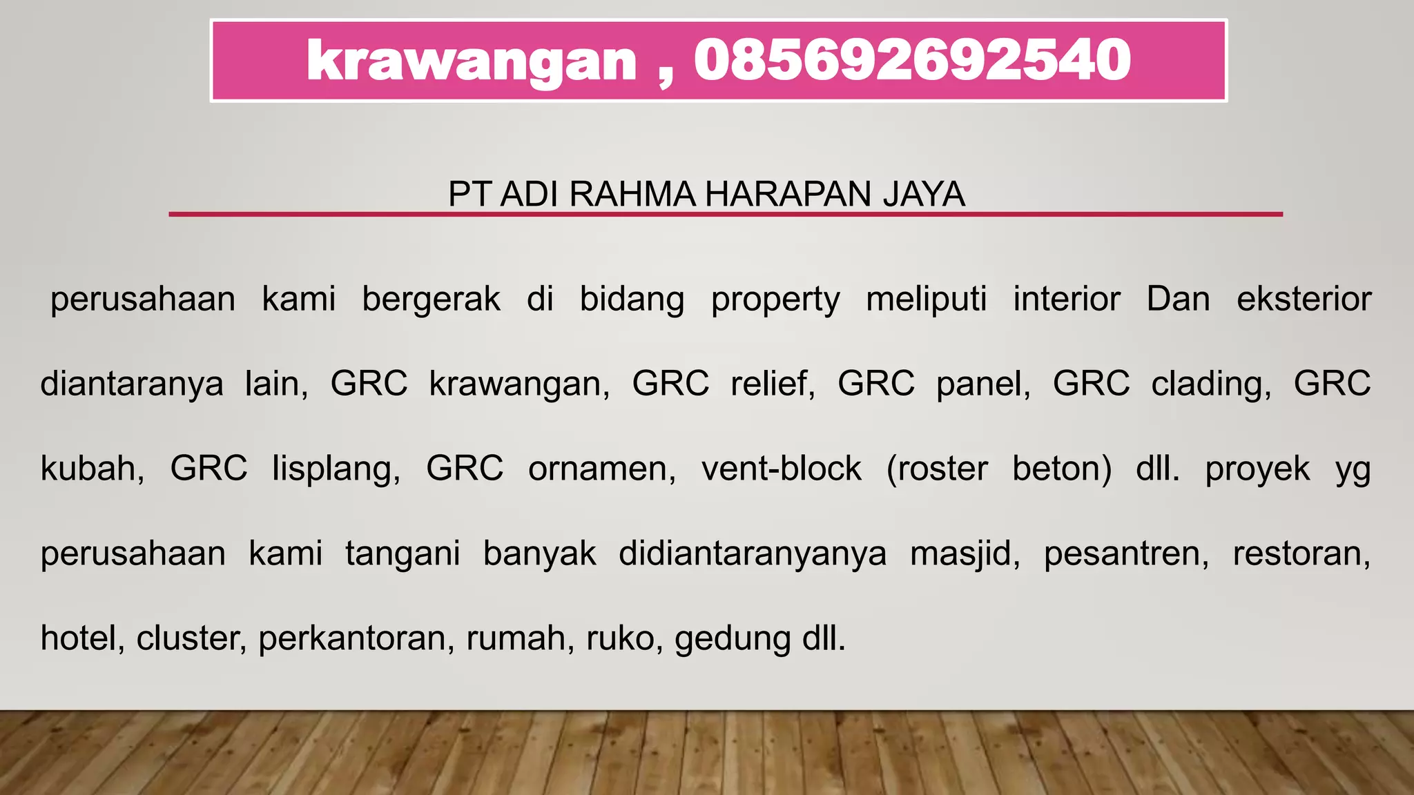 krawangan grc, 085692692540.pptx