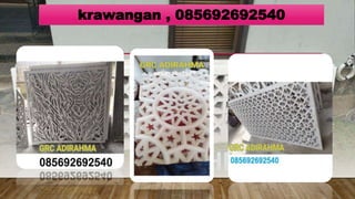 krawangan grc, 085692692540.pptx