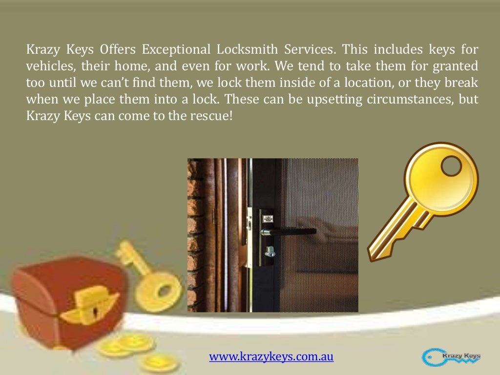 Krazy Keys Offers Exceptional Locksmith Services you can Count on