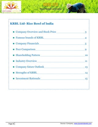 Krbl research-report-20062016 | PDF
