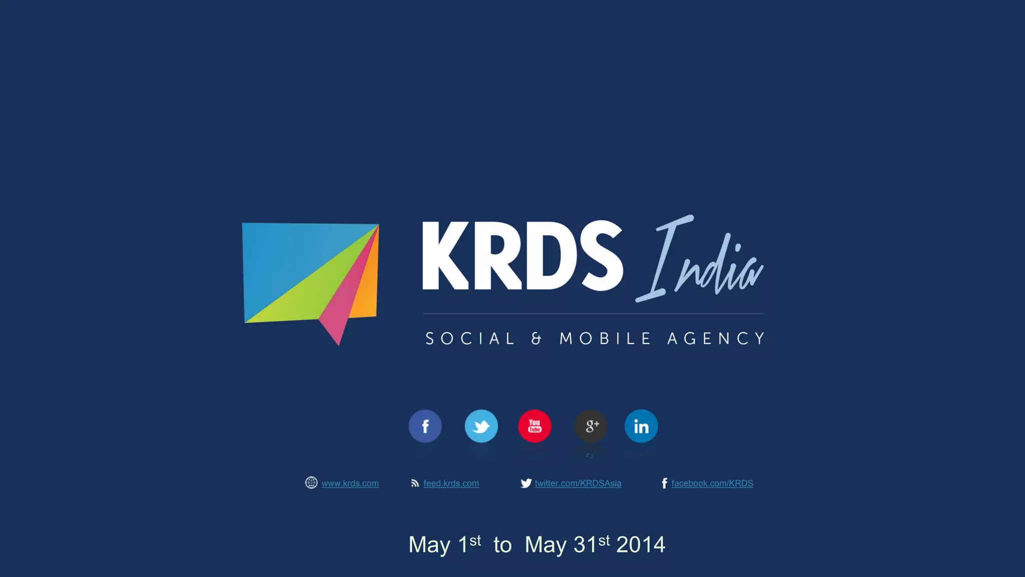 Monthly Social Media Report - KRDS_Fashion & Retail | PPT