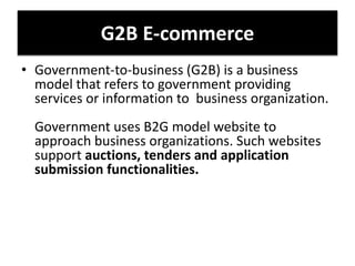 E-commerce and online retailing | PPTX