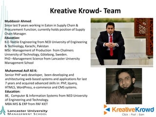 What is Kreative Krowd | PPT