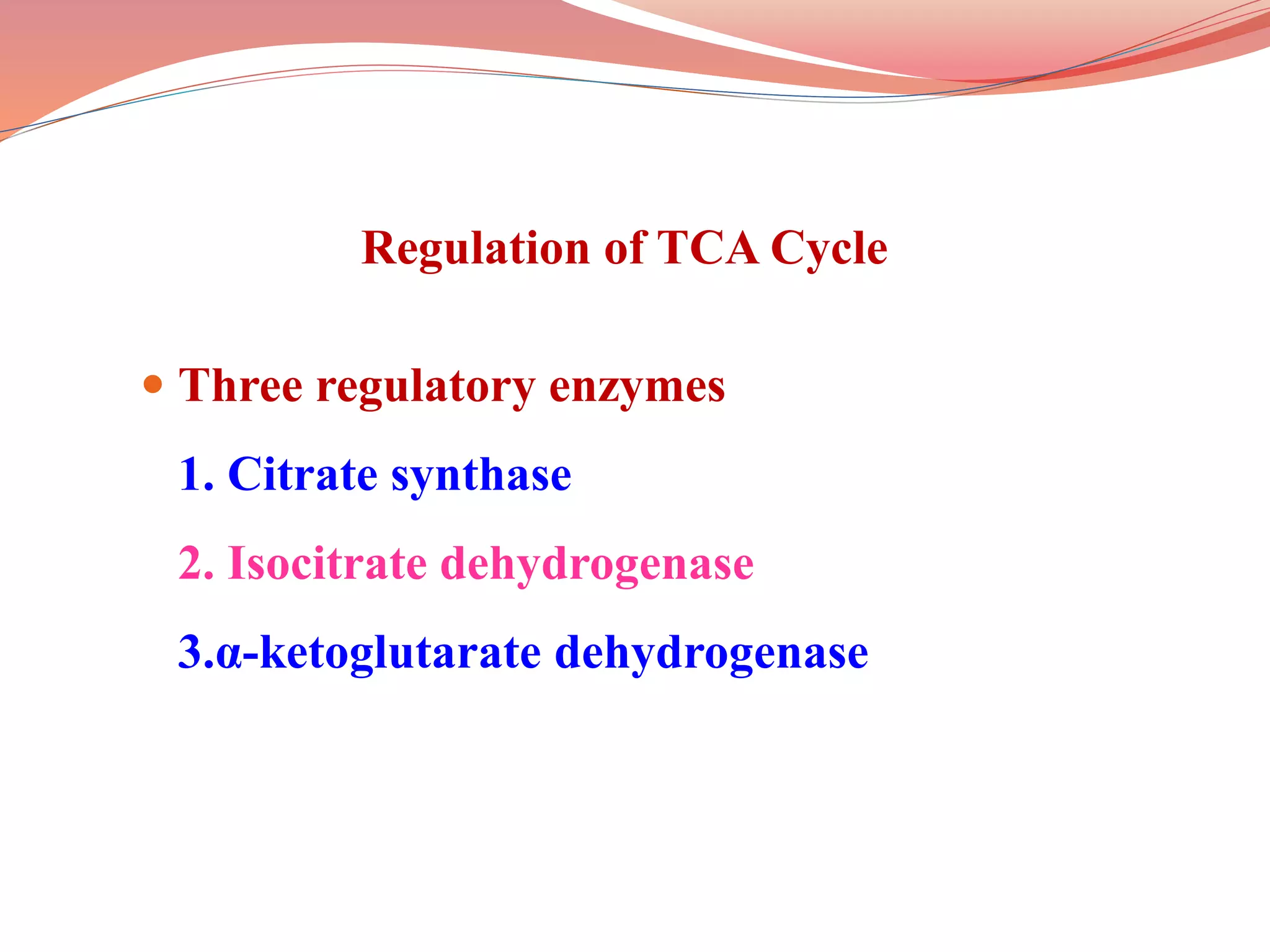 TCA CYCLE & ITS REGULATION | PPTX