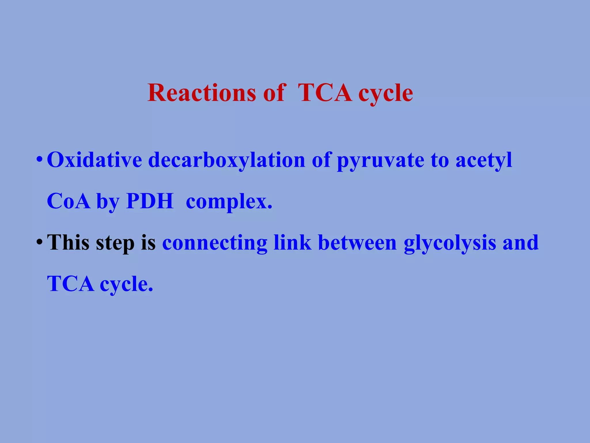 Krebs cycles or TCA cycles | PPTX