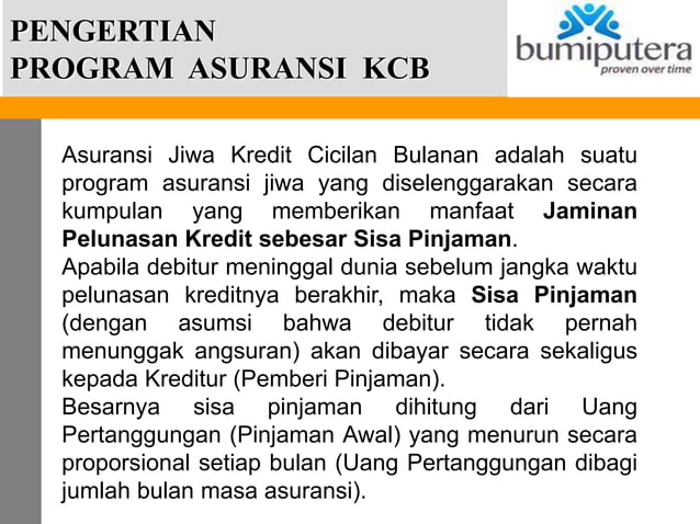 Kredit Cicilan Bulanan AJB Bhumi Putra PPT | PPT