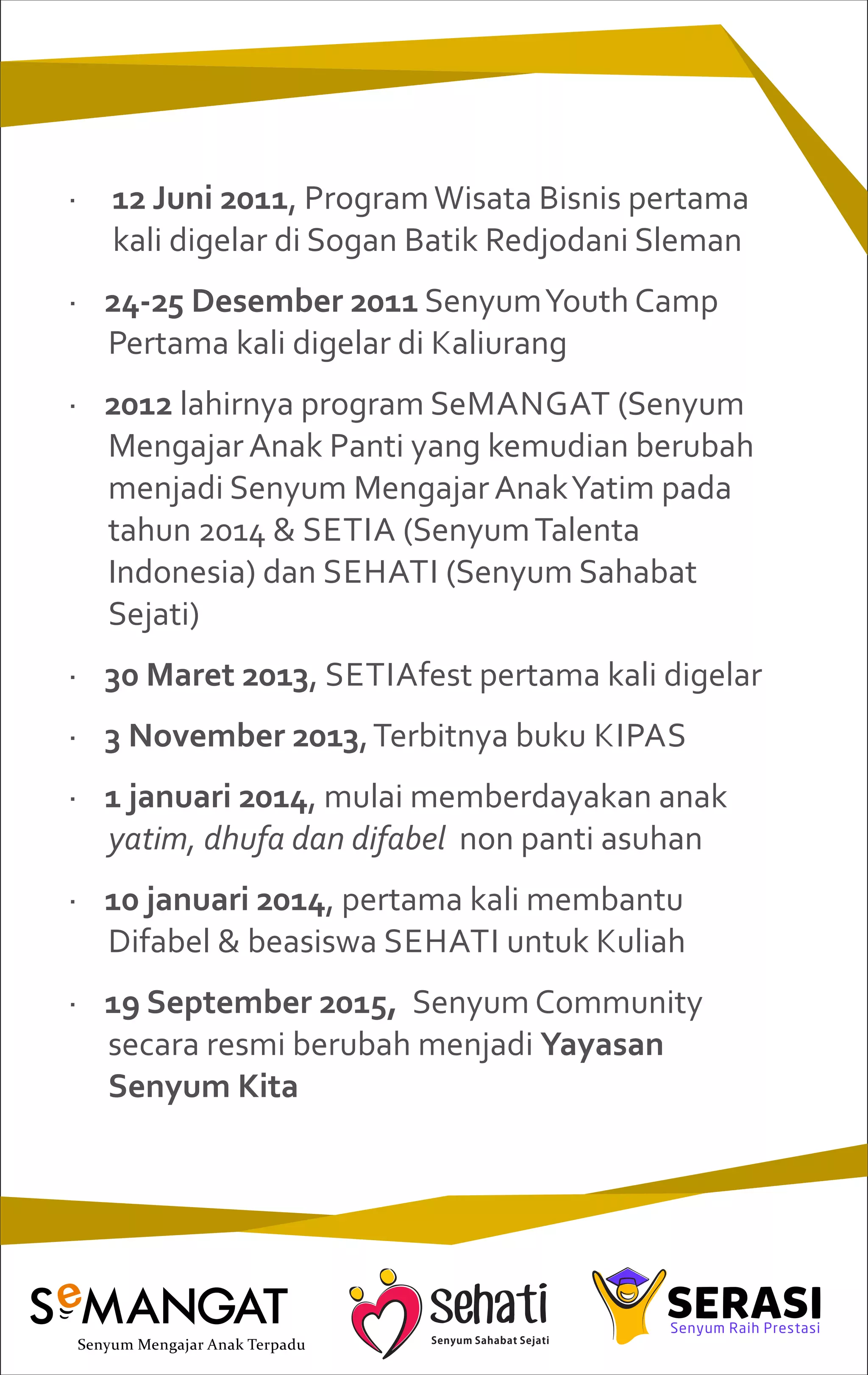 Yayasan SenyumKita | PDF