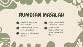 Shalat Jamak dan Qashar penejlasan dan praktek | PDF
