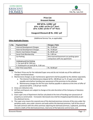 Krescent homes | PDF