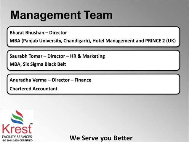 Krest facilities management services | PPT