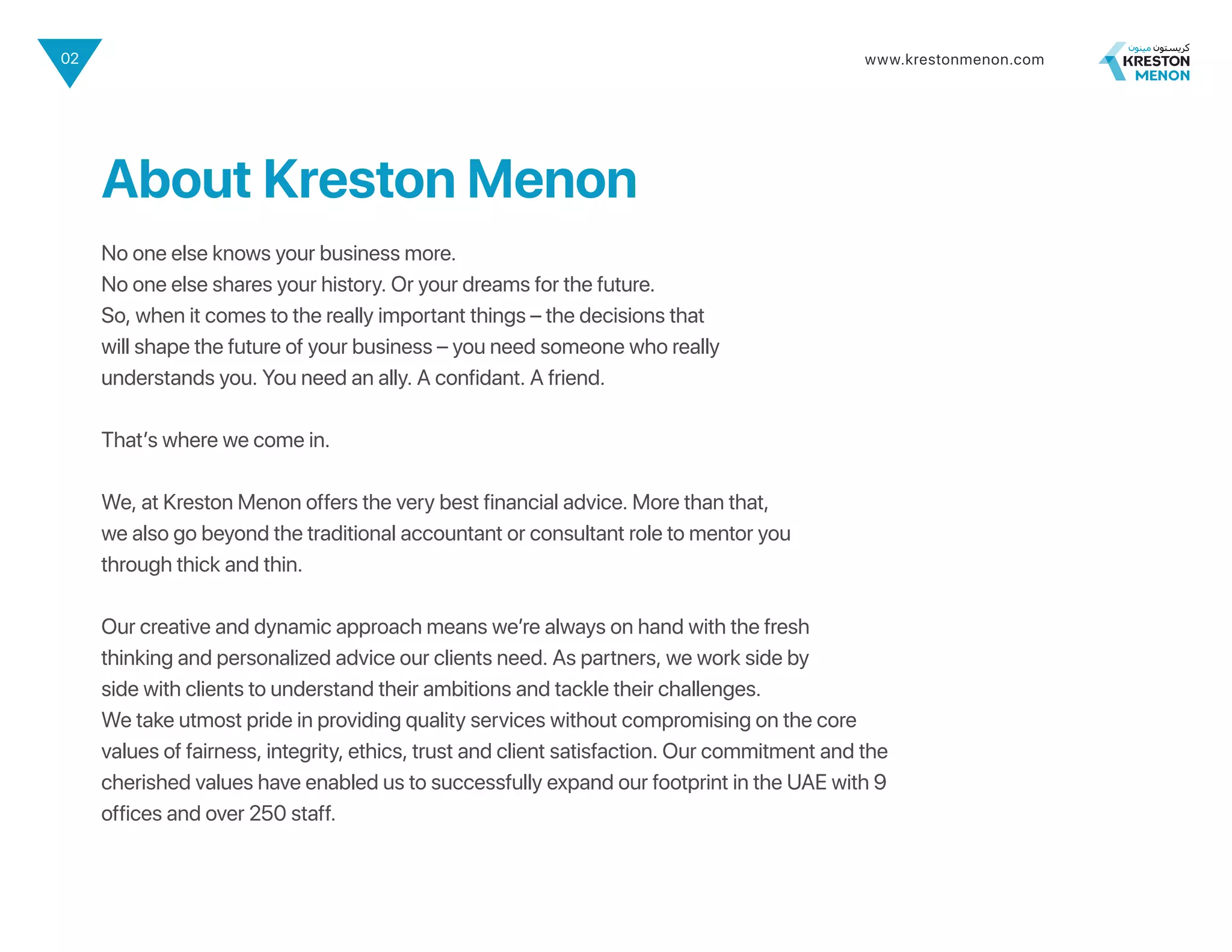 Kreston Menon Accounting and Auditing Services | PDF