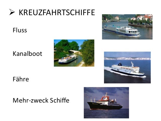 Schiff Boot Unterschied