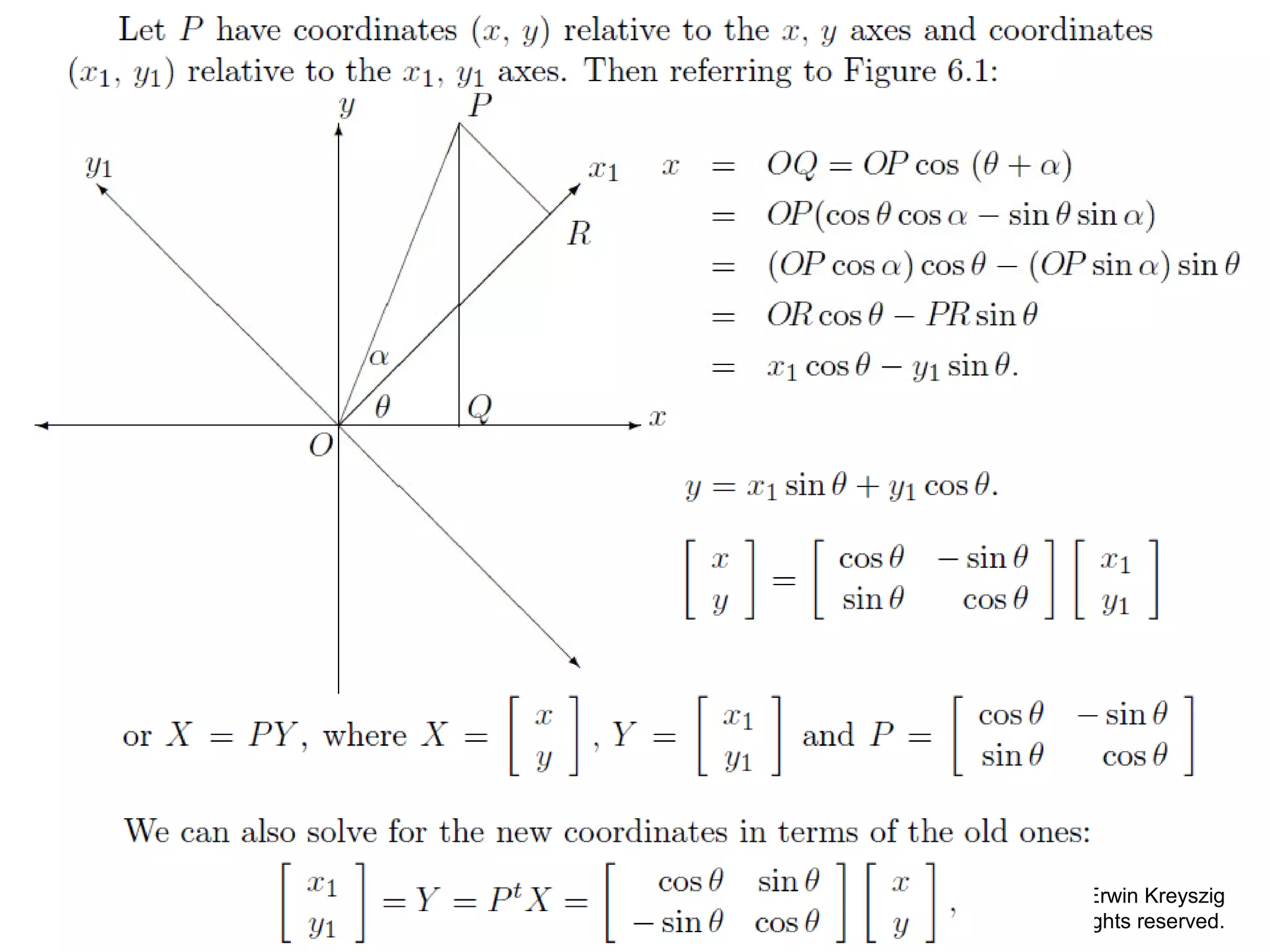 Kreyzig ch 08 linear algebra | PPT