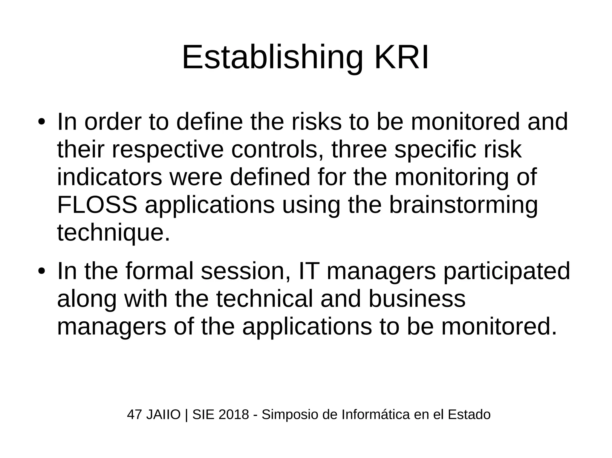 Theoretical framework for Risk management monitoring, review and ...