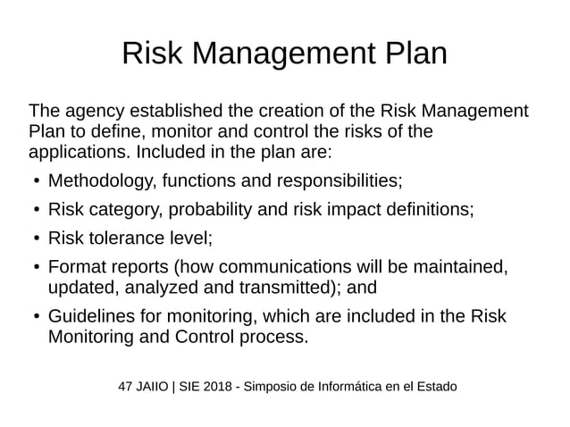 Theoretical framework for Risk management monitoring, review and ...