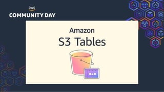 Why should we use S3 tables instead of S3 standard for Iceberg Data ...