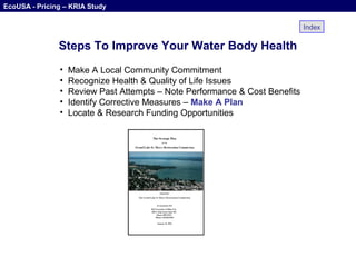 KRIA - Water Ionizer Pricing | PPT