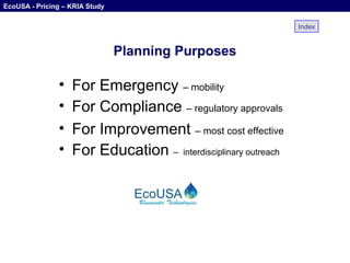 KRIA - Water Ionizer Pricing | PPT
