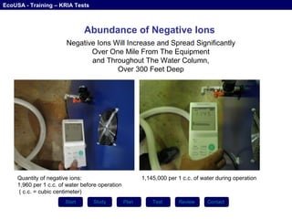 KRIA - Water Ionizer Training | PPT
