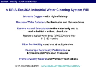 KRIA - Water Ionizer Training | PPT