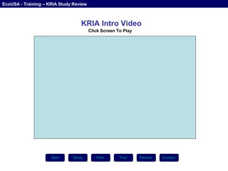 KRIA - Water Ionizer Training | PPT