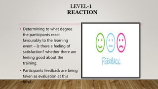 Krickpatrick basic level of evaluation | PPTX