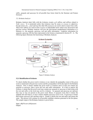 Kridanta analysis for sanskrit | PDF