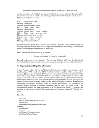 Kridanta analysis for sanskrit | PDF