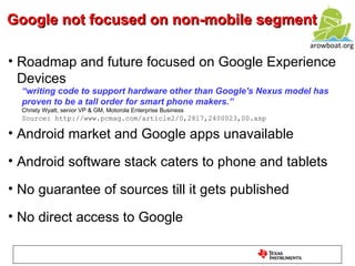 Using Android Beyond Phones | PPT