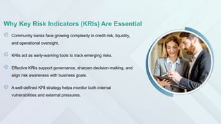 KRI Examples for Community Banks: Leading Metrics That Matter | PPTX