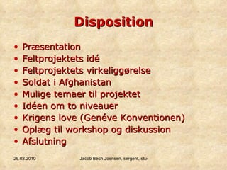 Jacob Joensen: Krigens Etik | PPT