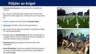 Kriget 1939 1945 | PPTX