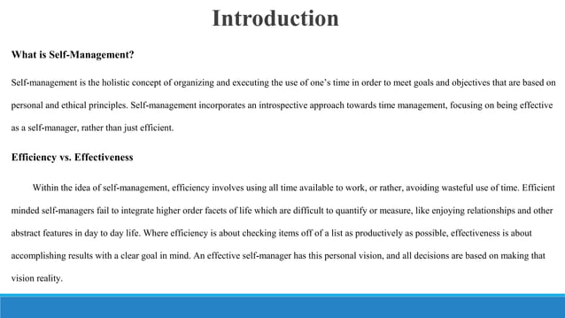Krikke time management assignment | PPT